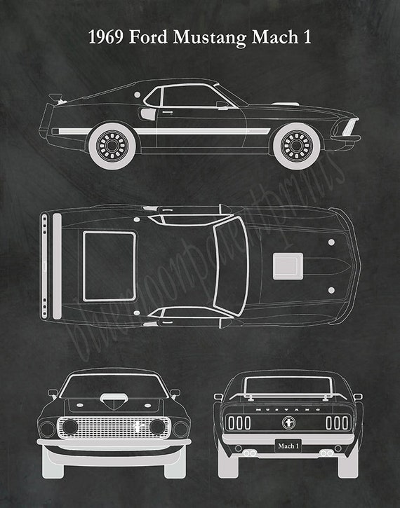 Mustang Mach 1 De 1969