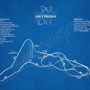 Skyrush Roller Coaster Drawing, Hershey Park Roller Coaster, Skyrush ...