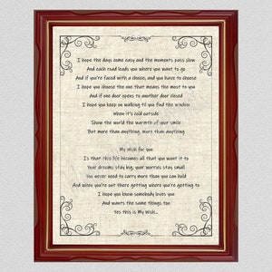 My Wish For You Lyrics Art Print Rascal Flatts Song Lyrics | Etsy