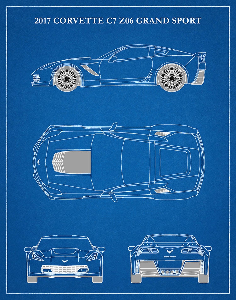 Corvette Z06 Drawing