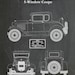 Model A Ford Coupe Poster, 1930 Model A Blueprint, 1930 Ford Model A 5 ...