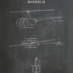 Robinson R44 Helicopter Drawing - R44 Raven II Poster, Robinson R44 ...