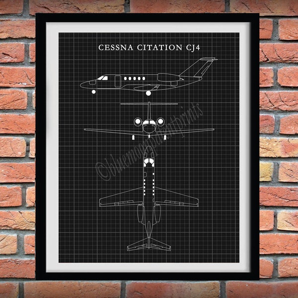 Cessna Cj4 - Etsy