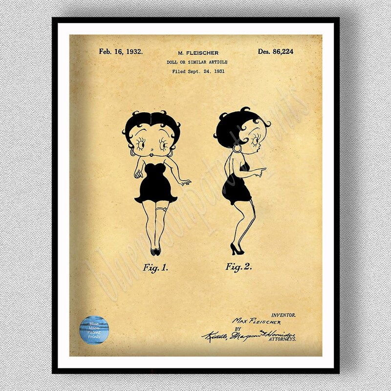 Betty Boop Poster - Etsy