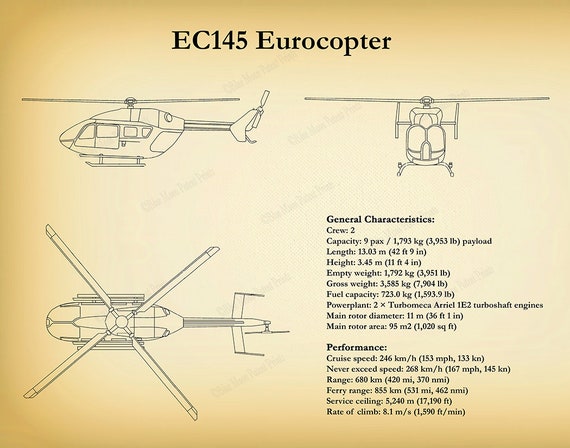 Diagrama De Alas De Helicóptero