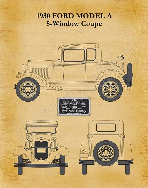 1930 Model A Frame Plans