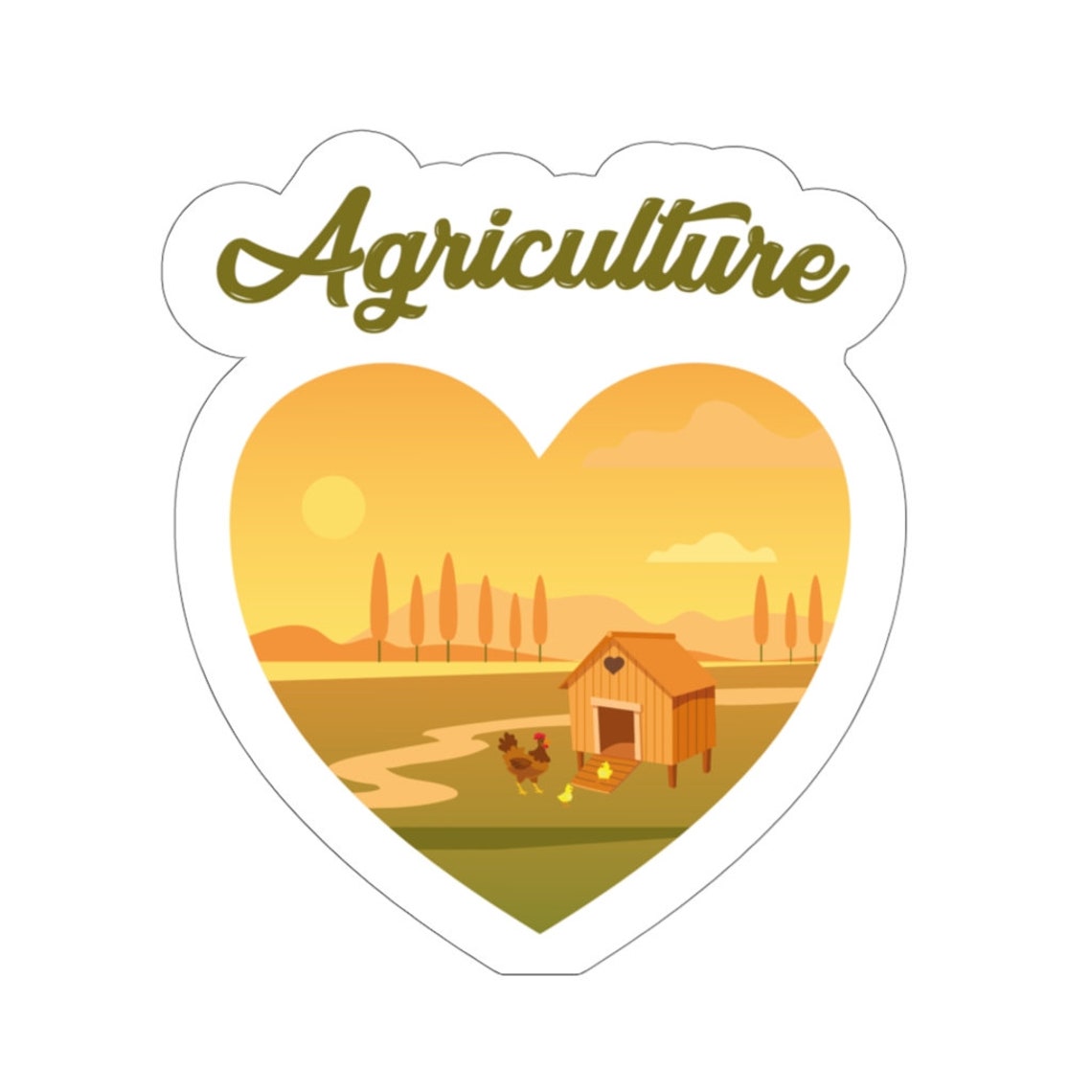 Agriculture Sticker Farm Life Sticker Farm Sticker Country | Etsy