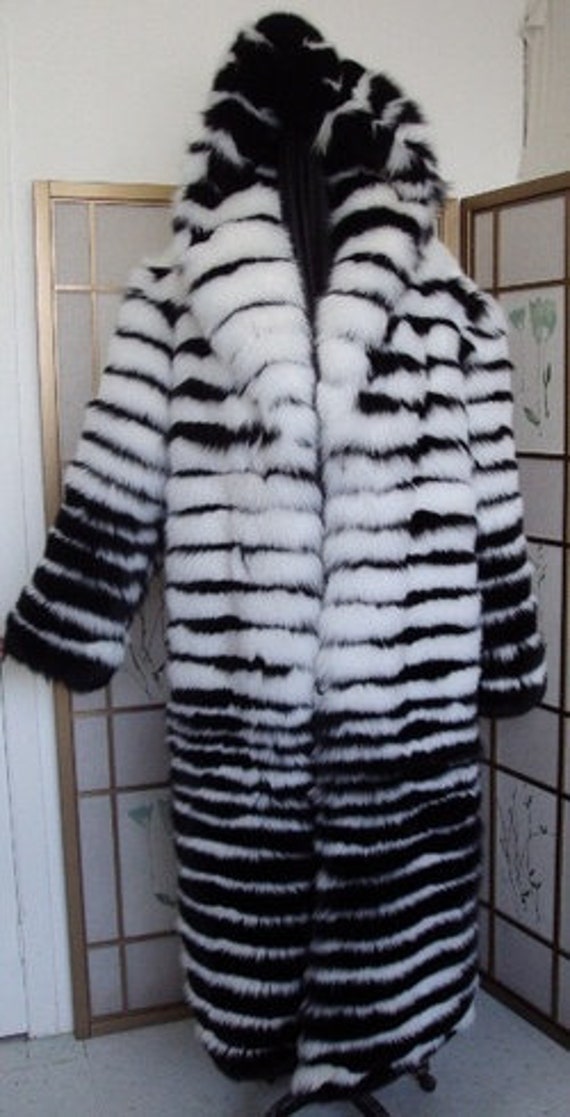 White Tiger Fur Coat