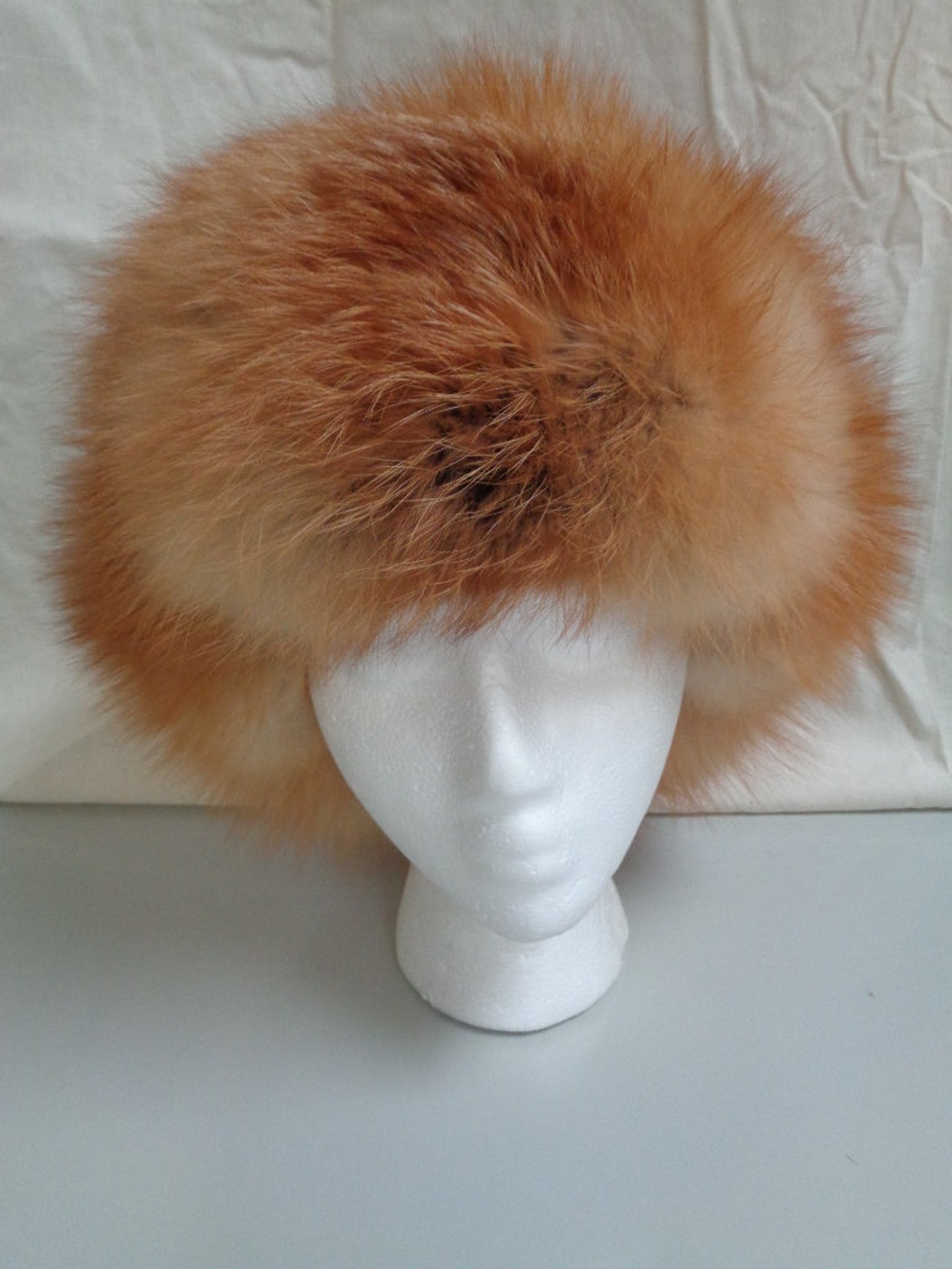 Brand New Canadian Red Fox Fur Russian Ushanka Style Hat Cap | Etsy