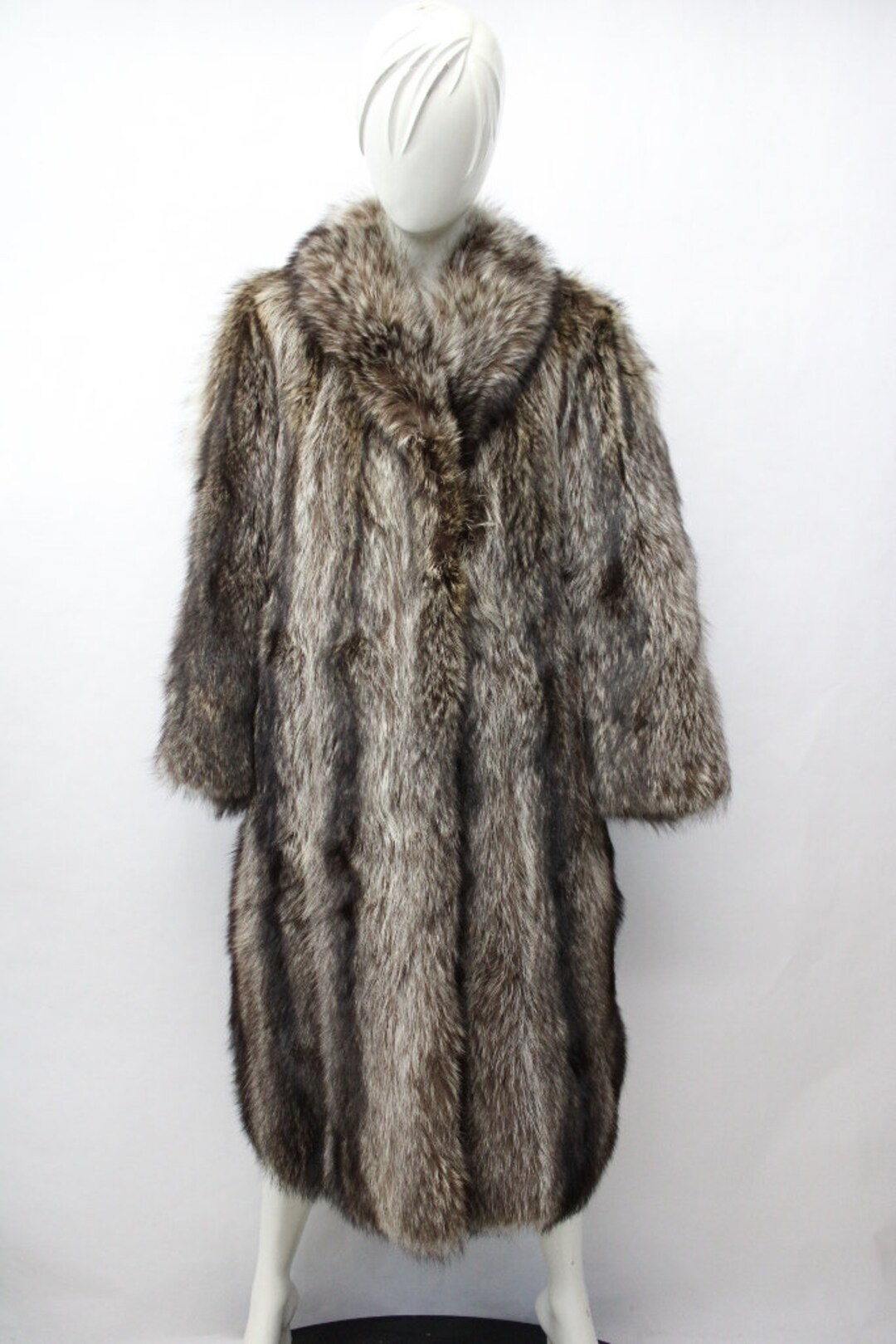 Excellent Raccoon Racoon Fur Coat Jacket Women Woman Size 6-8 - Etsy