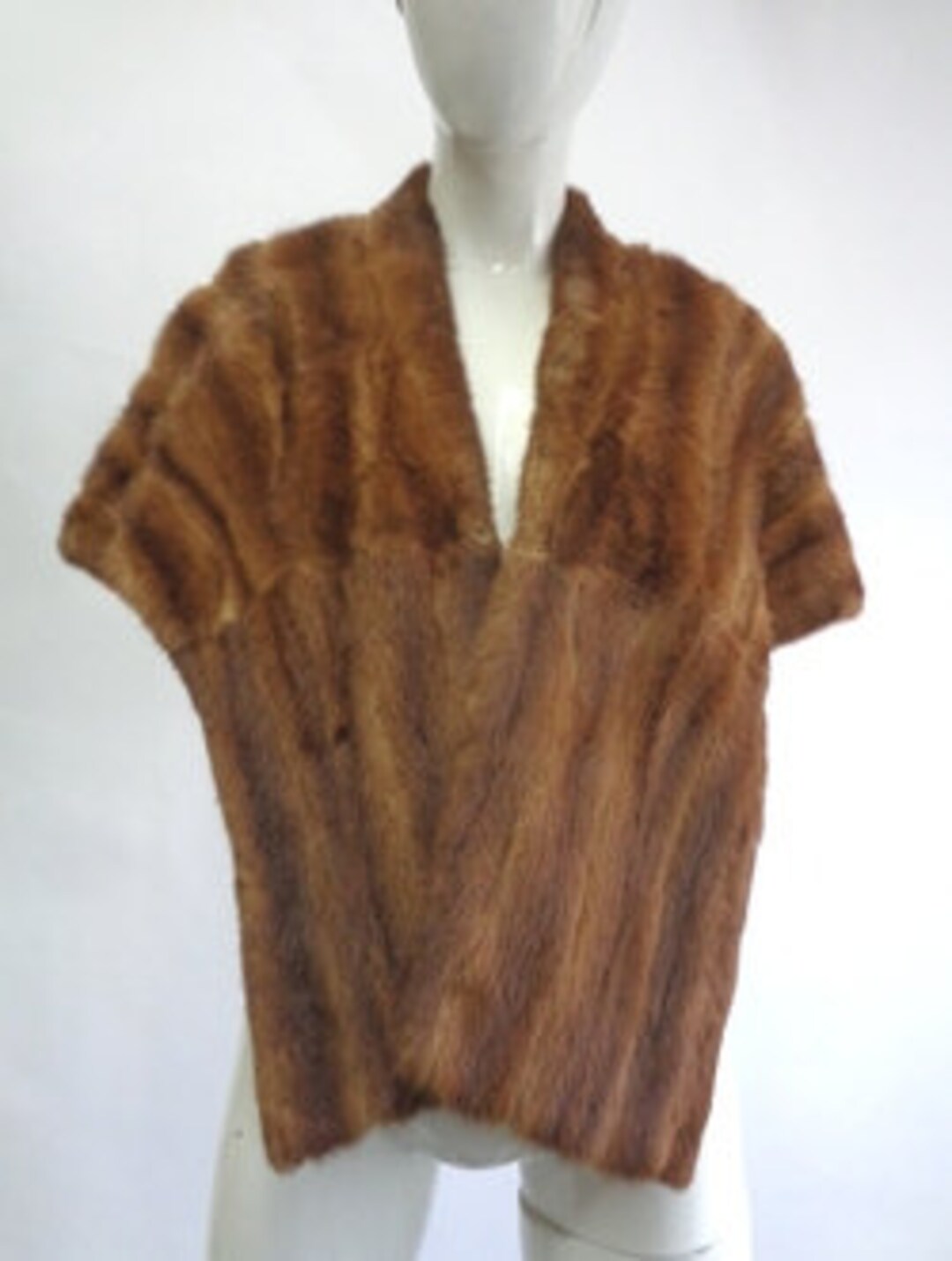 Mint Chinese Mink Fur Stole Shawl Wrap Women Women Sz 14" X 62" - Etsy