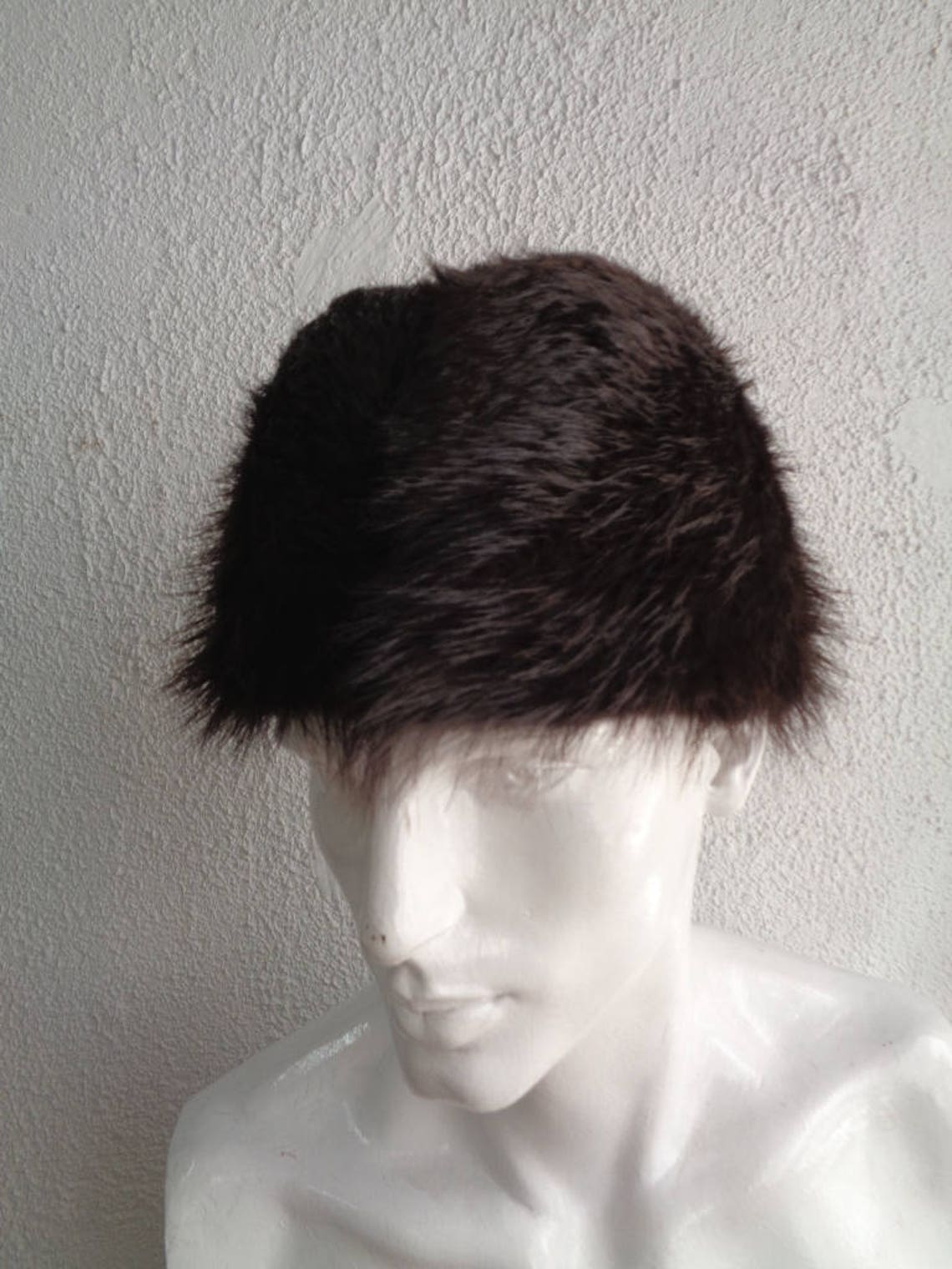Nuevo marrón natural largo pelo castor piel sombrero hombres - Etsy España
