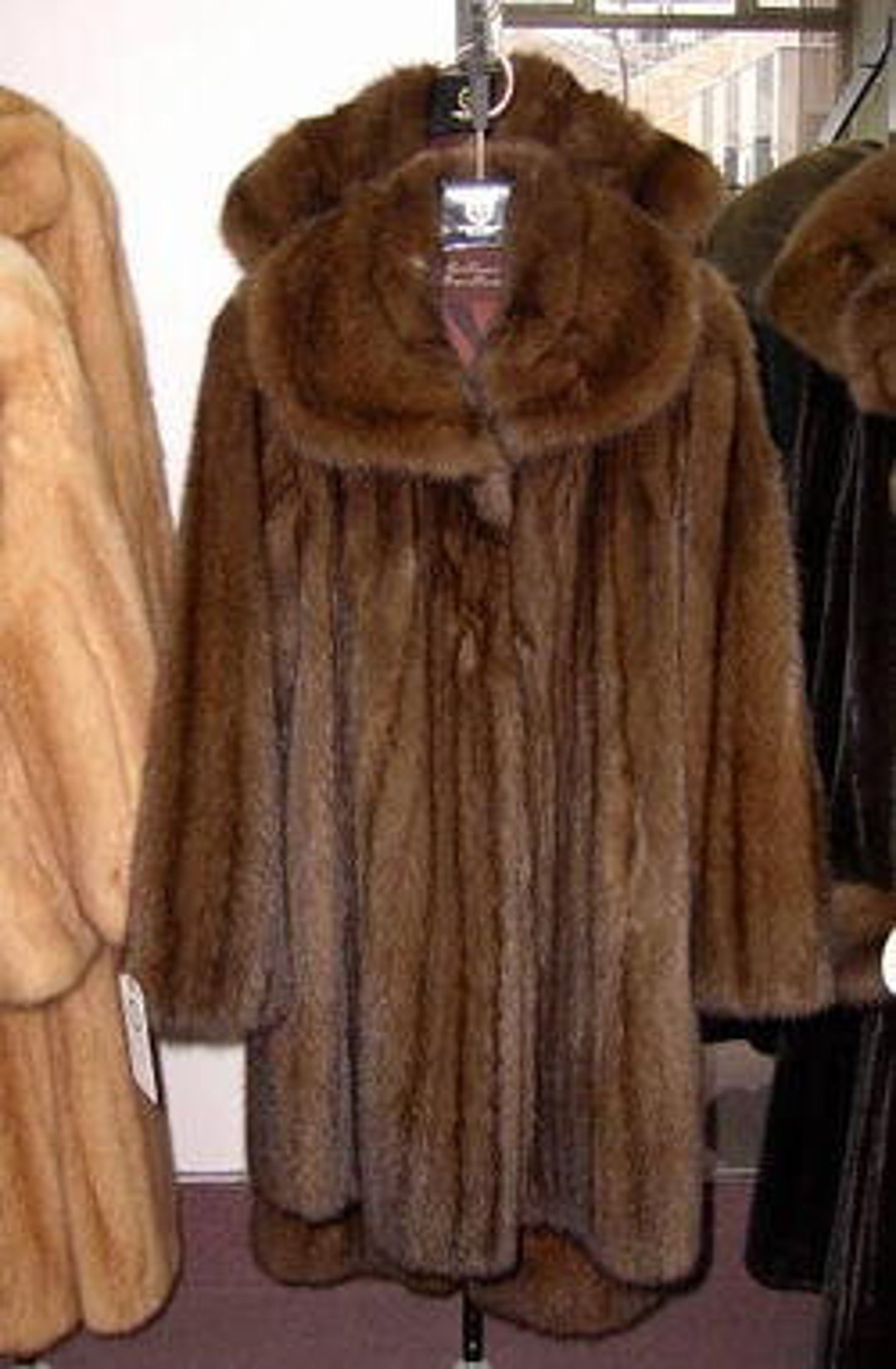 New Canadian Sable Fur Coat Women - Etsy