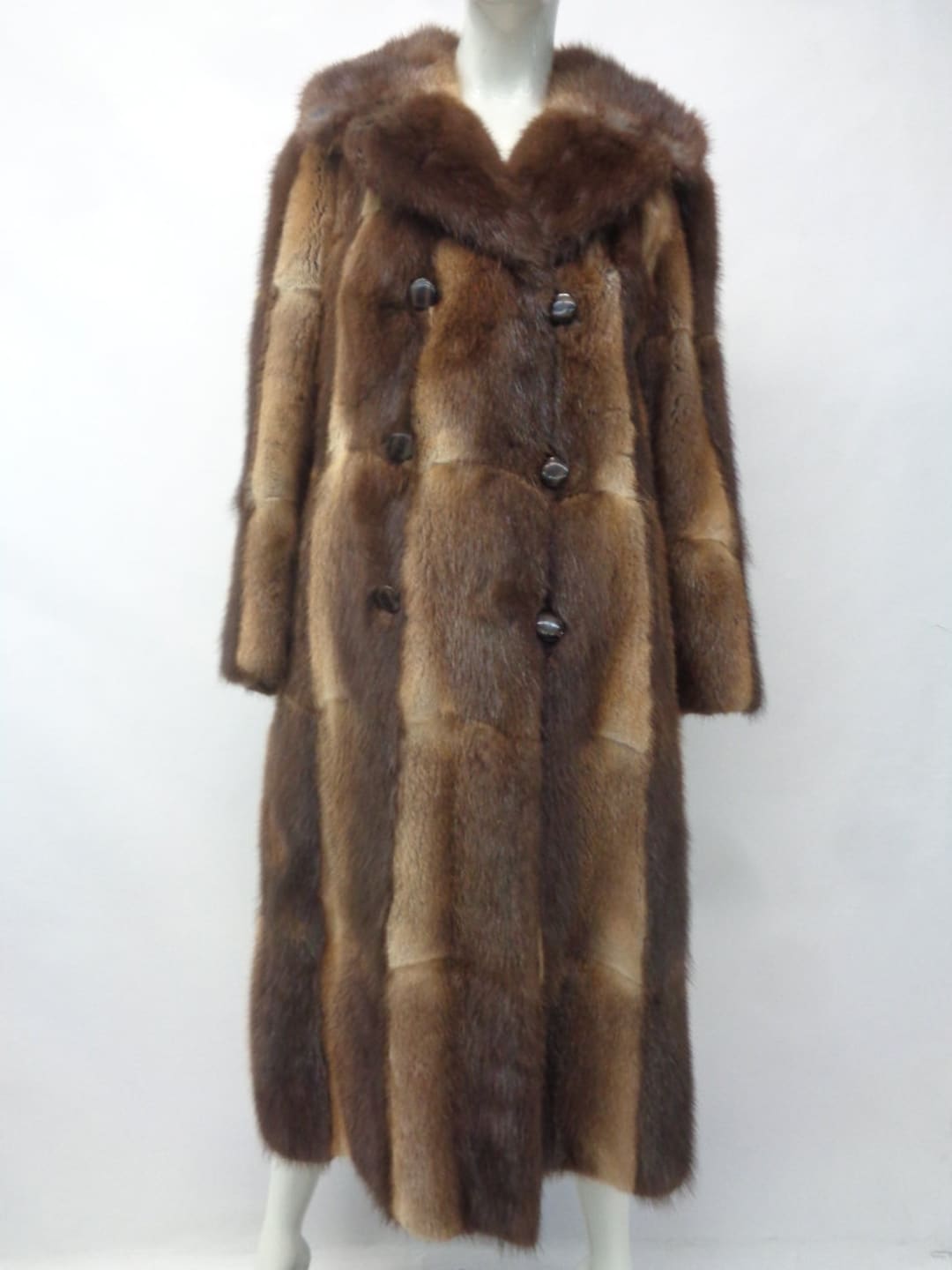 Scrap Item: Brown Muskrat Fur Coat Jacket Arts & Crafts - Etsy