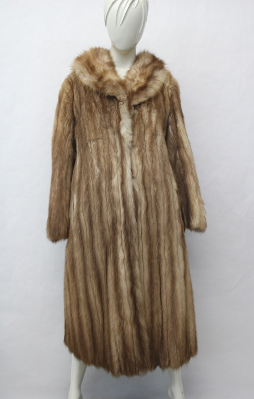 Mint Stone Martin Fur Coat Jacket Women Woman Size 6 Small - Etsy