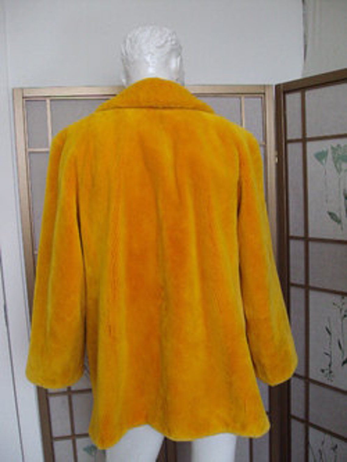 Brand New Yellow Sheared Beaver Fur Jacket Coat for Men Man | Etsy