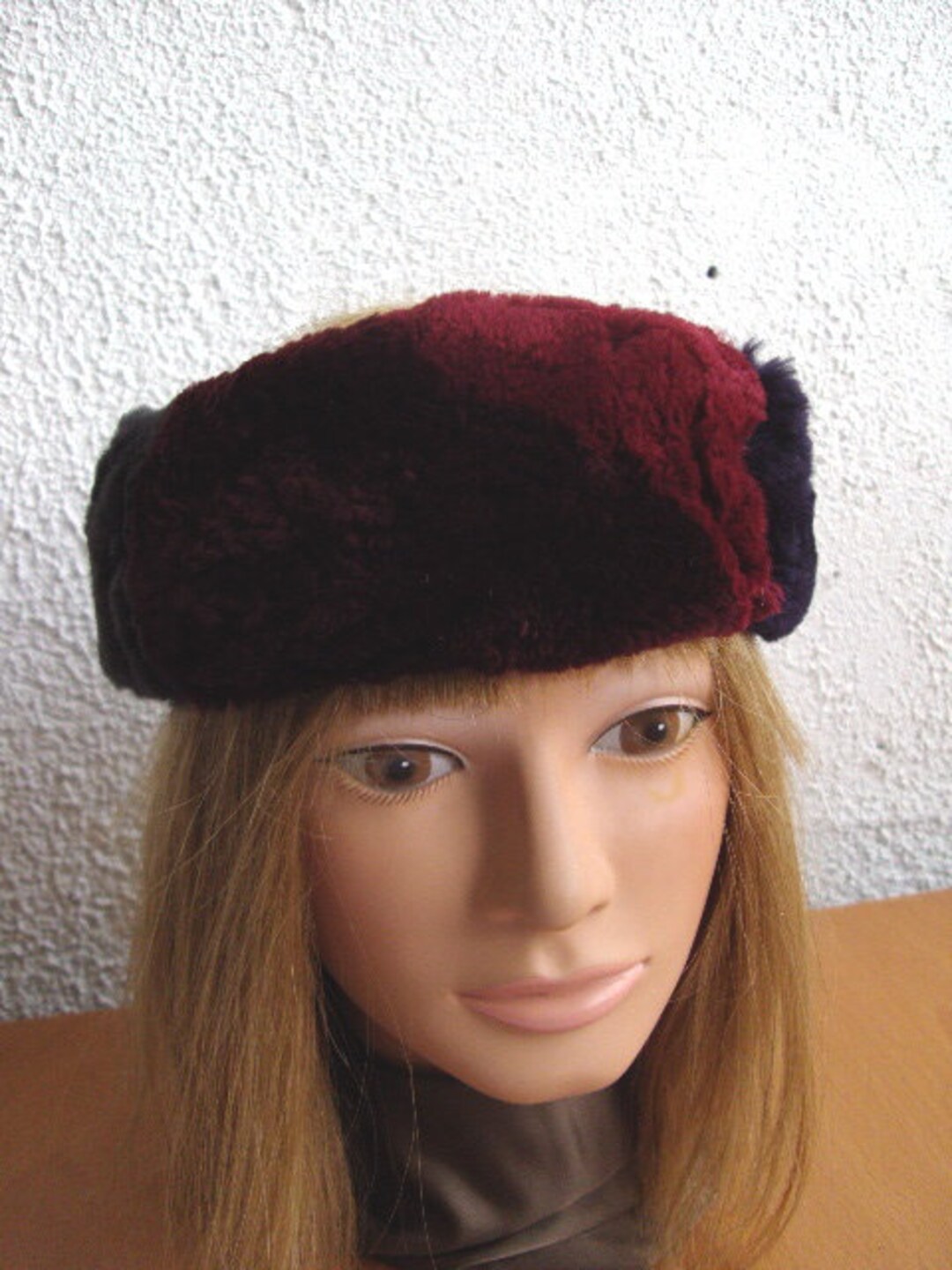 Showroom New Multi Color Sheared Beaver Fur Headband Head Wrap Women ...