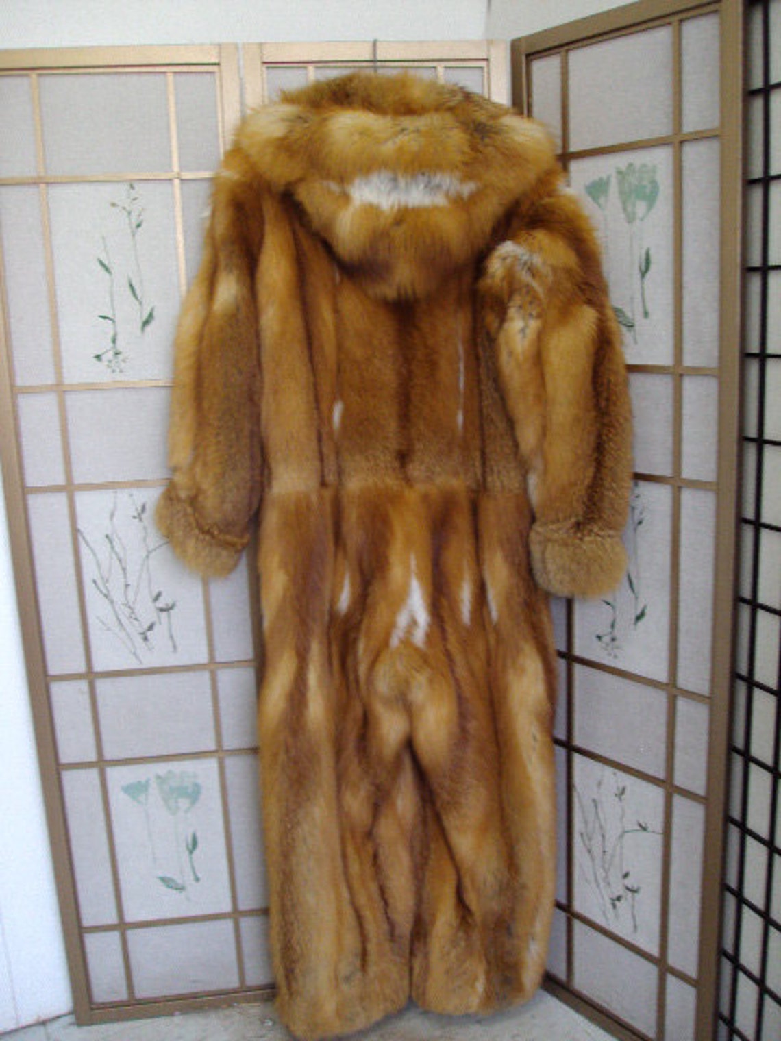 Brand New Red Fox Fur Snowsuit Jumpsuit Bodysuit Coat for Men Man Size ...