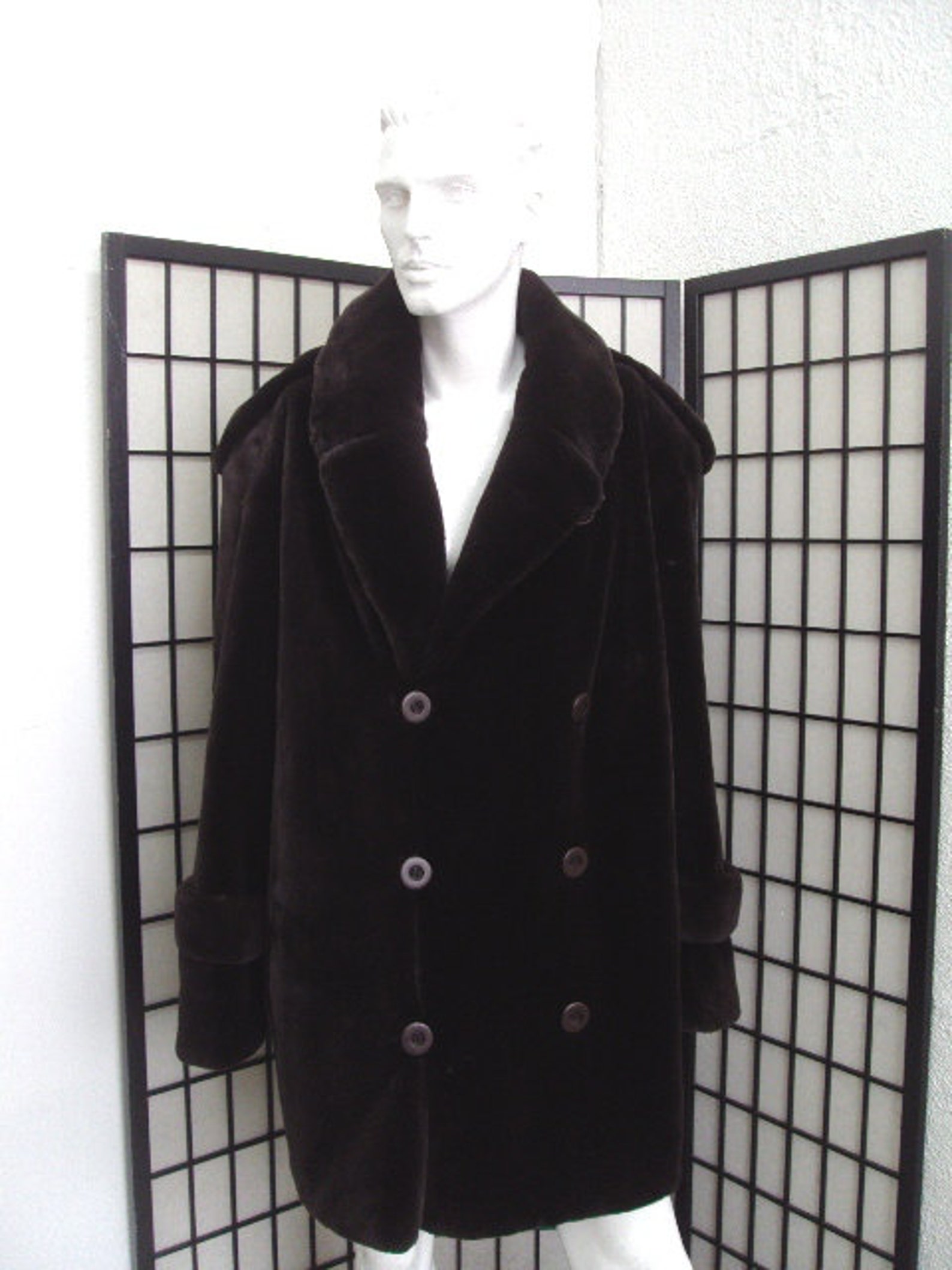 Brand New Brown Sheared Beaver Fur Jacket Half Coat for Men - Etsy