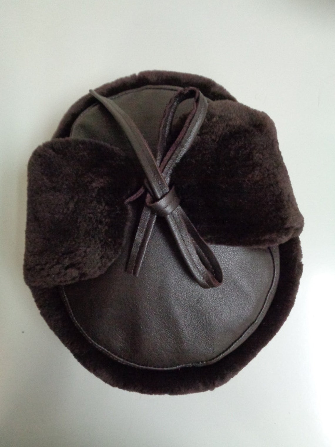 Brand New Canadian Sheared Beaver Fur Hat Cap W/ Leather Men | Etsy