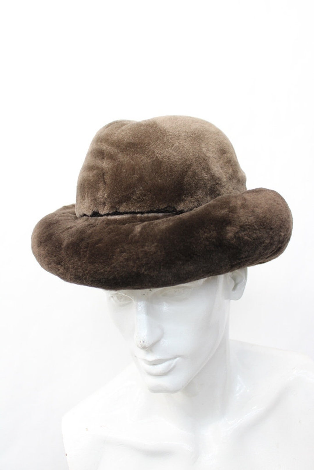 Brand New Brown Sheared Beaver Cowboy Style Hat Cap Men Man Size All - Etsy