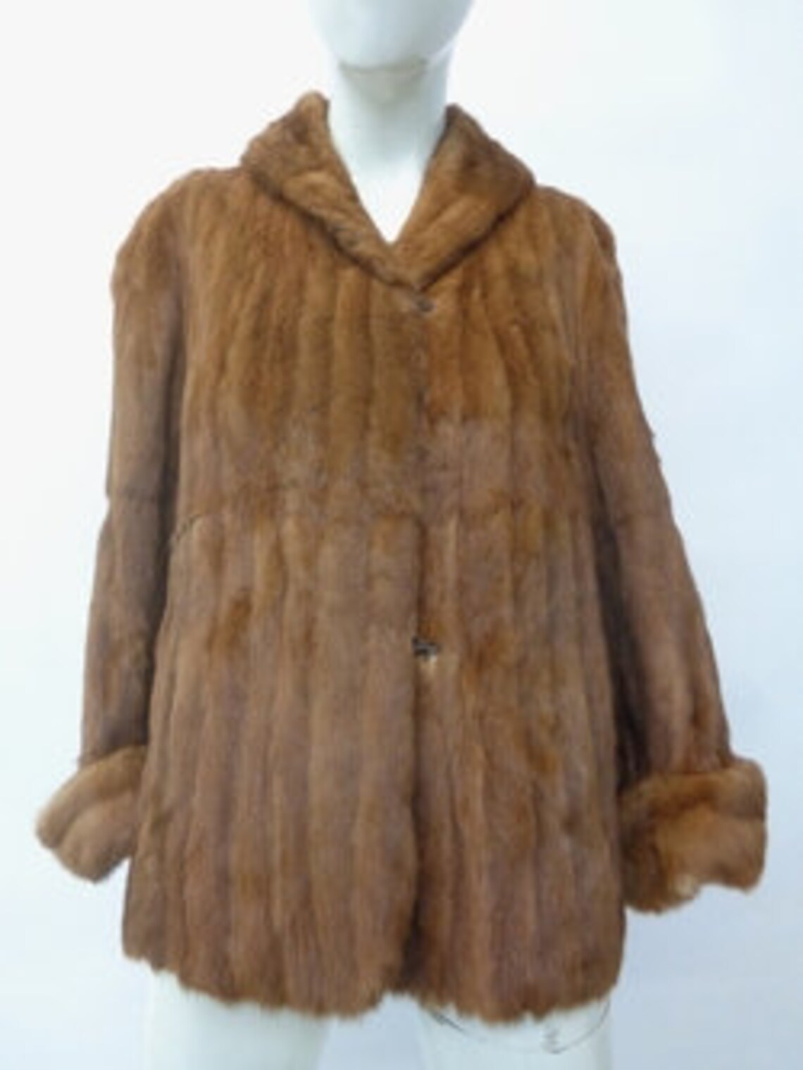 Excellent Chinese Mink Fur Coat Jacket Women Woman Size 8-10 Medium New ...