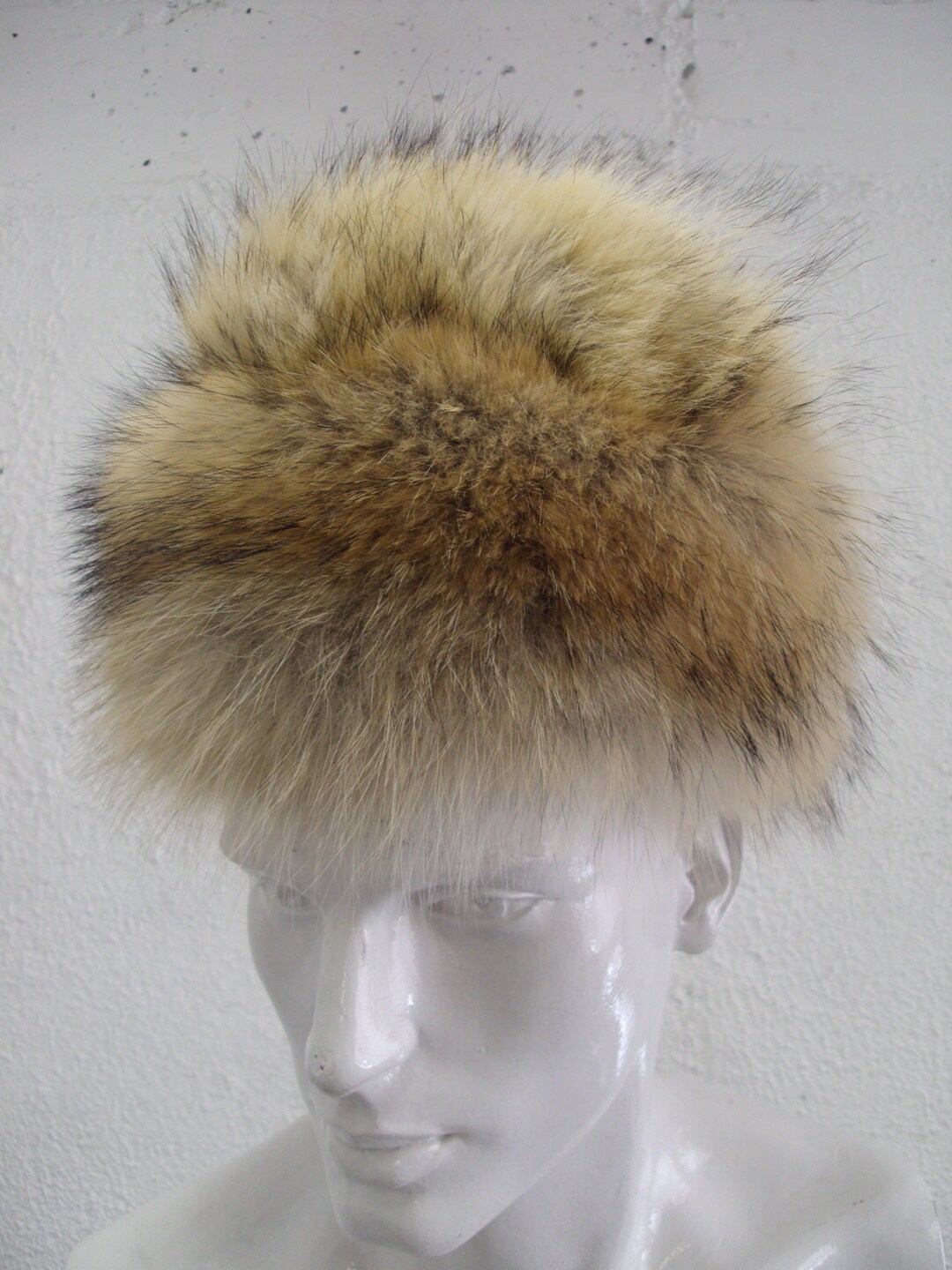 Brand New Natural Coyote Fur Hat Men Man Woman Women Size All Custom ...