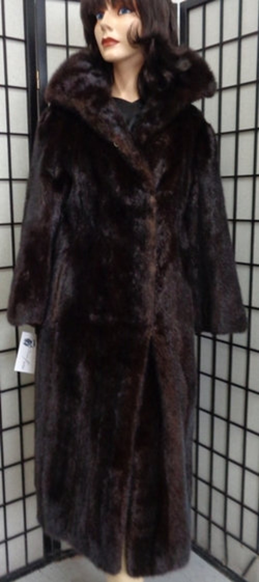 Mint Dark Ranch Canadian Mink Fur Coat Jacket Women Woman Size 4-6 ...