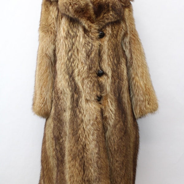 Tanuki Raccoon Fur Coat - Etsy
