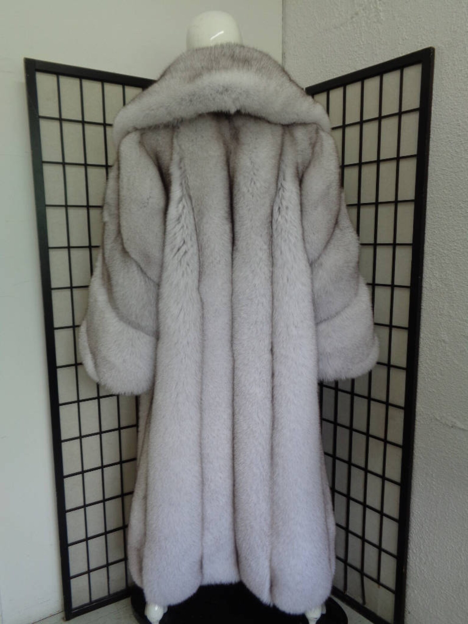 Brand New Norwegian Blue Fox Fur Coat Woman Women Size All - Etsy