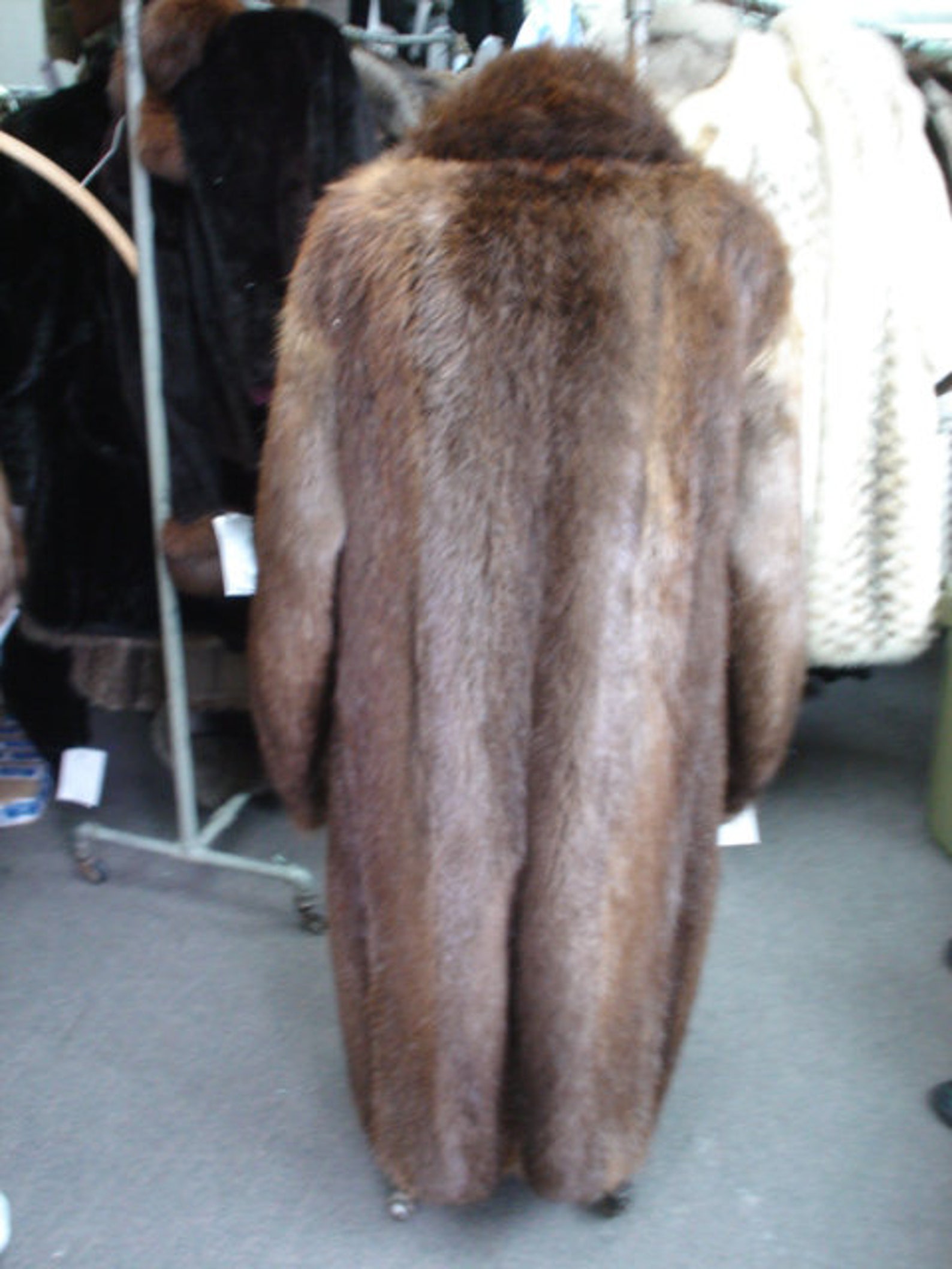 New Long Haired Beaver Fur Coat Jacket Men Man Size All - Etsy