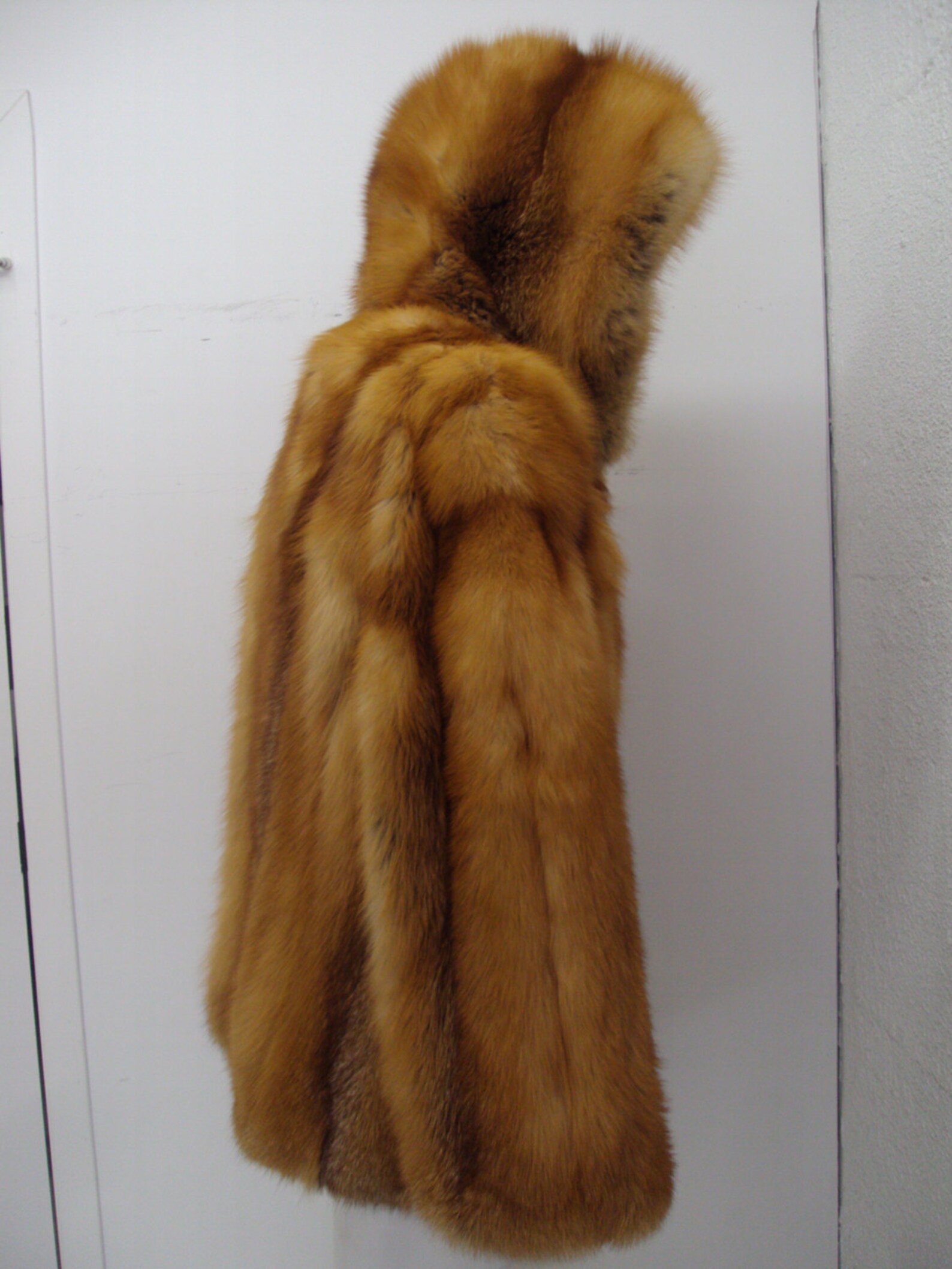 Brand New Red Fox Fur Jacket W/hood for Men Man Size All Custom Made - Etsy