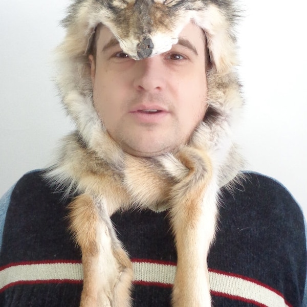 Wolf Head Hat - Etsy