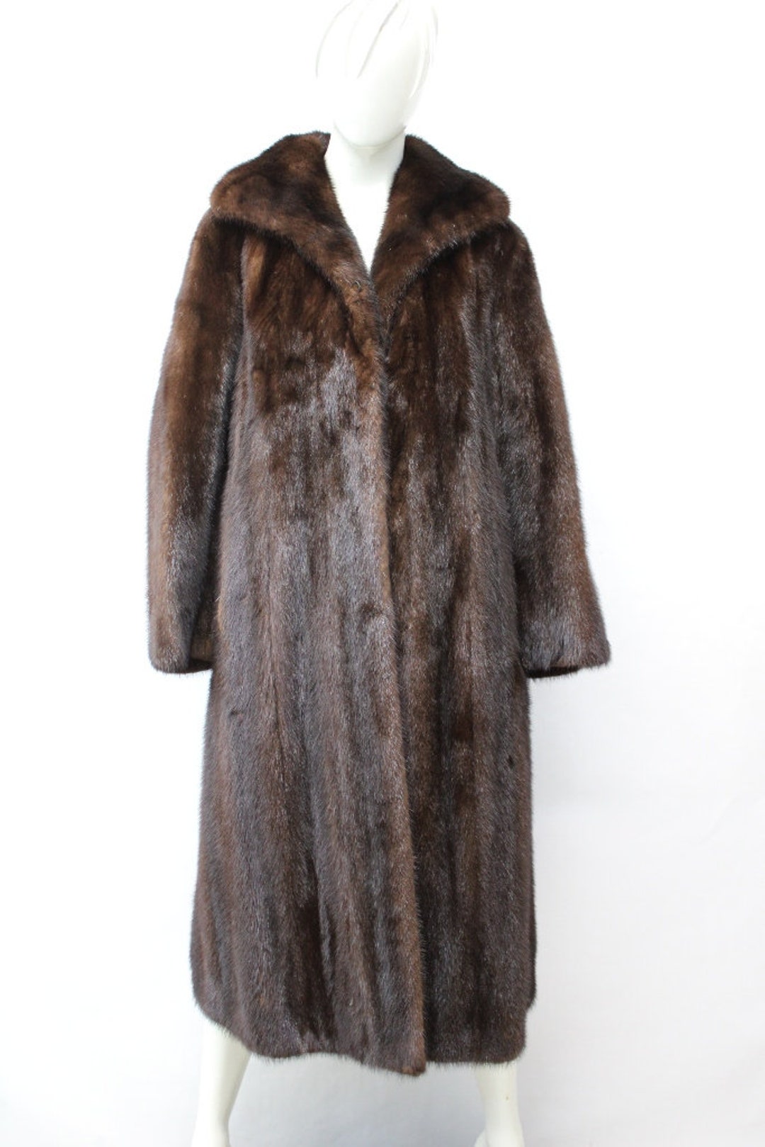 Mint Canadian Dark Ranch Mink Fur Coat Jacket Women Woman Size 4 Small ...