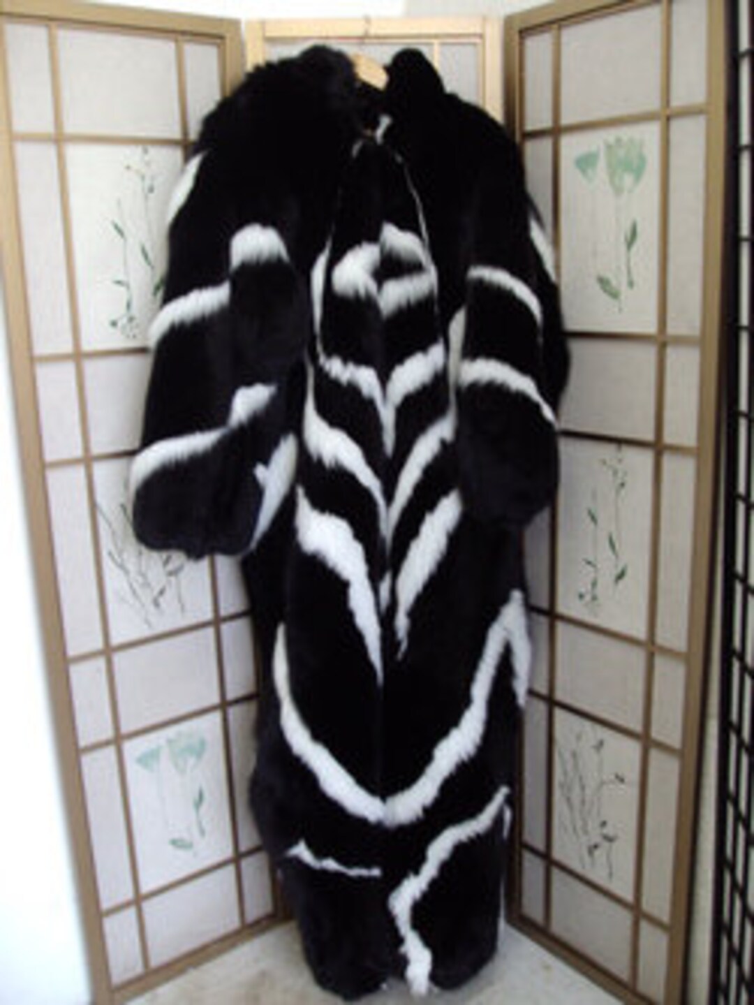 Brand New Black White Fox Fur Snowsuit Suit for Men Man - Etsy