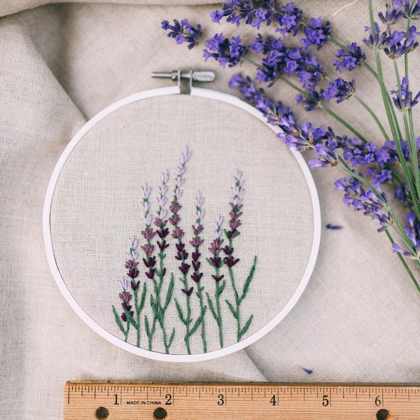 Lavender Embroidery - Etsy