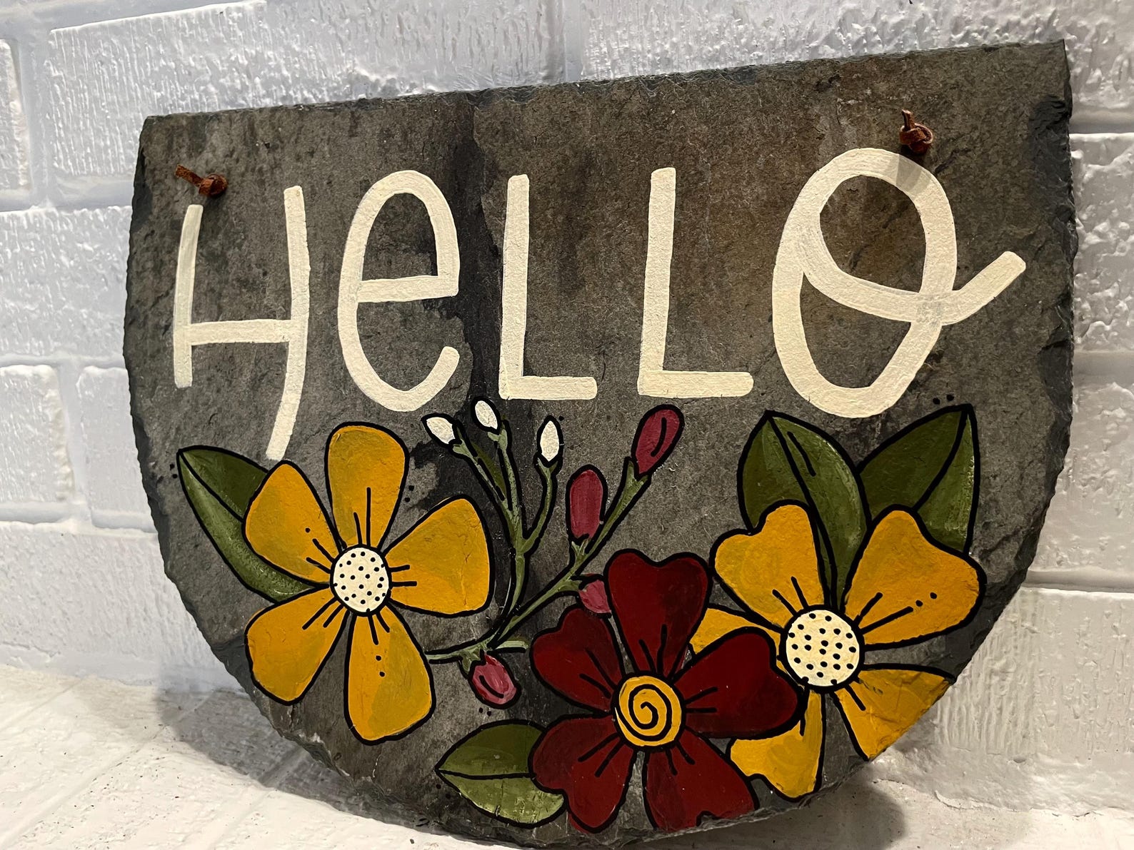 Hand-painted, Cozy Welcome, House Sign, Home Decor - Etsy