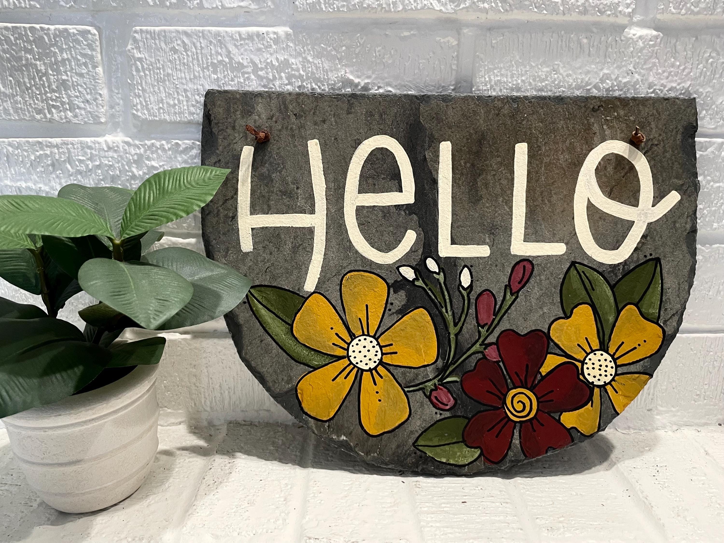 Hand-painted, Cozy Welcome, House Sign, Home Decor - Etsy