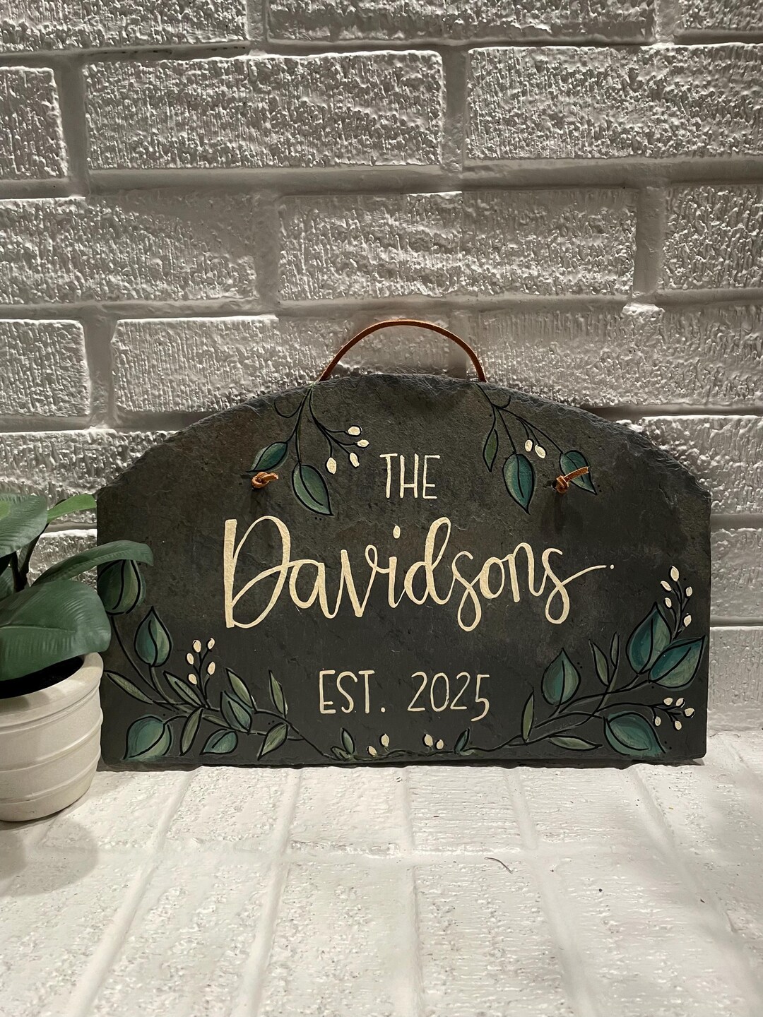 Hand-painted, Cozy Welcome, House Sign, Home Decor - Etsy