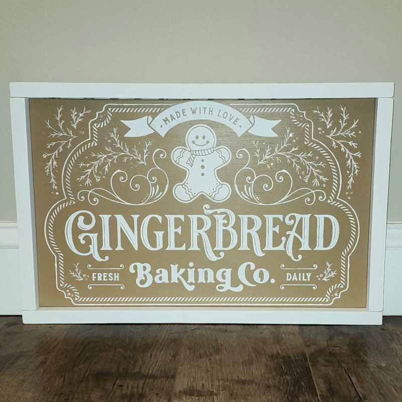 Gingerbread Sign - Etsy