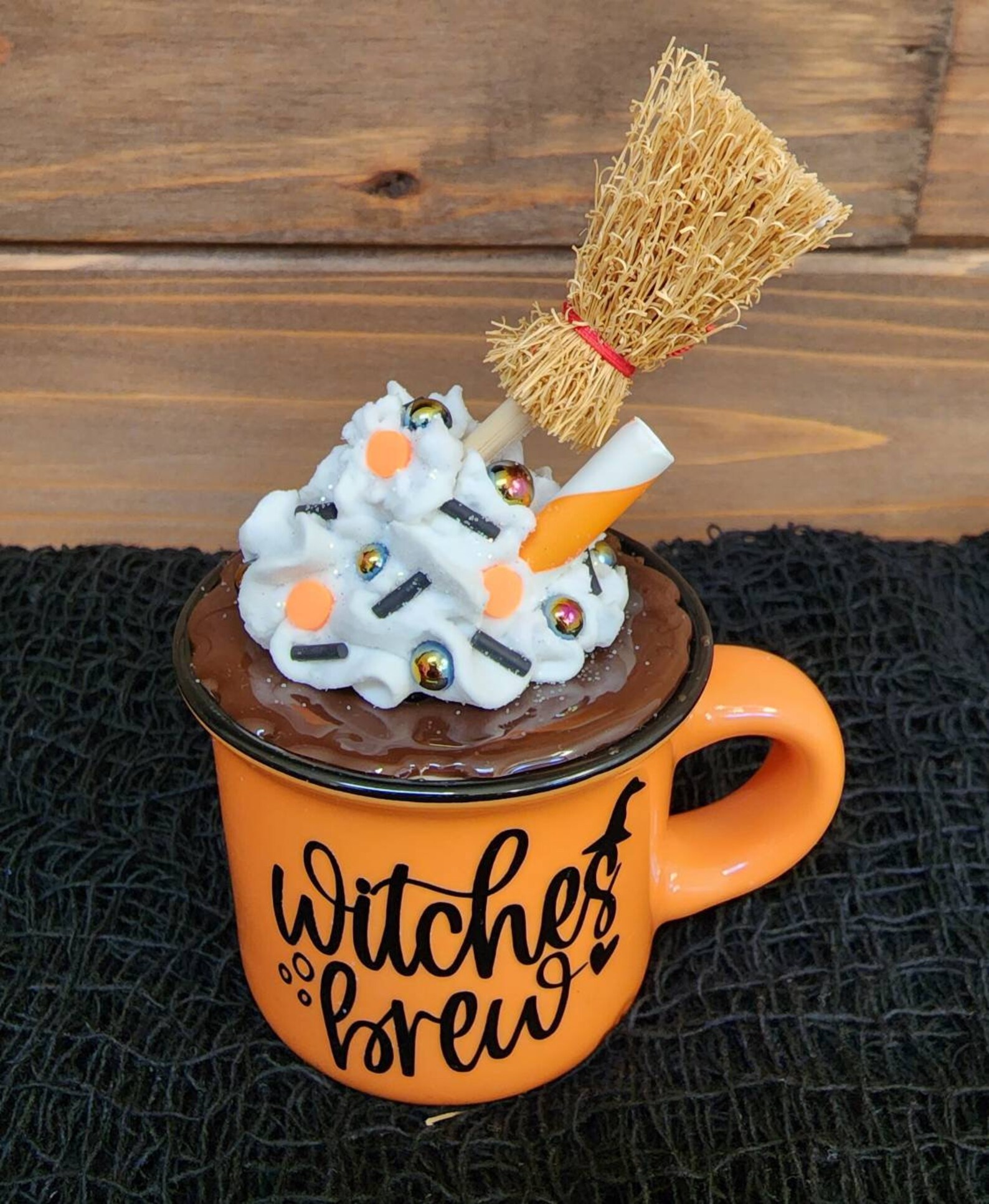 Witches Brew Hot Cocoa Mini Mug, Halloween Decor, Halloween Mug Decor ...