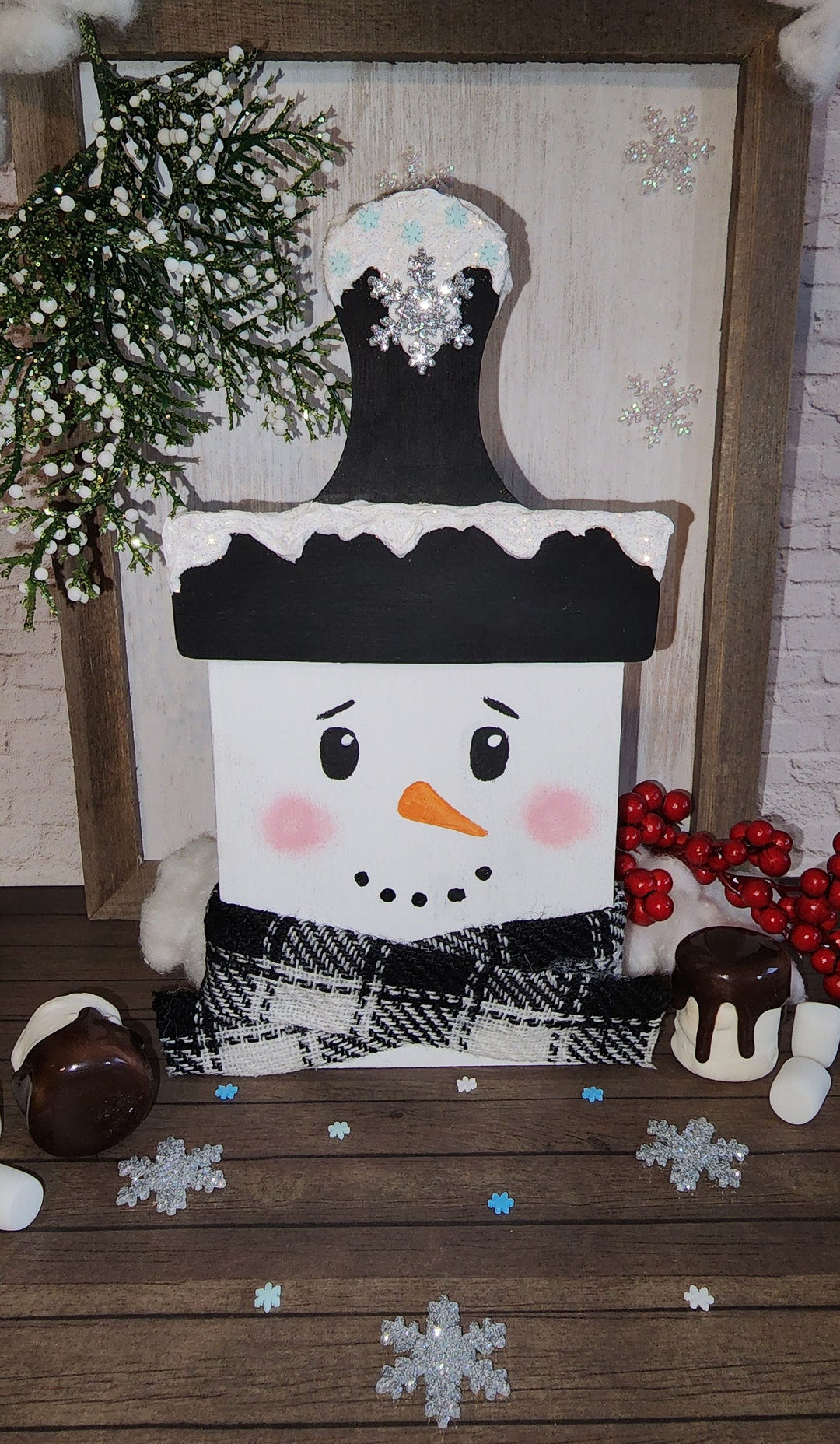 Snowman Charcuterie Board, Winter, Christmas, Tiered Tray, Snow ...