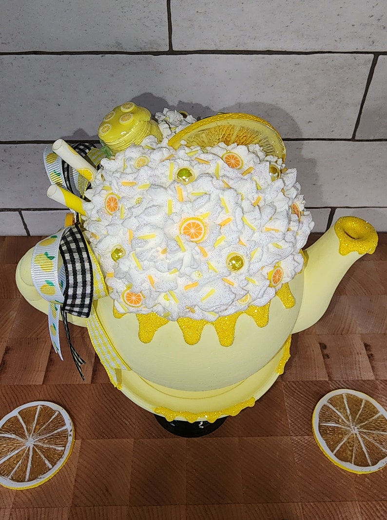 Fresh Squeezed Lemonade Mini Teapot Lemonade Lemon Decor - Etsy