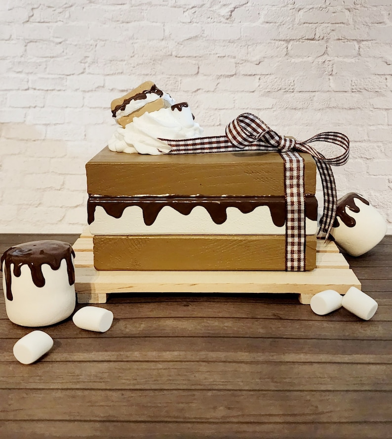 S'more Bookstack, S'mores, Bookstack, Christmas, Gift, Holiday ...