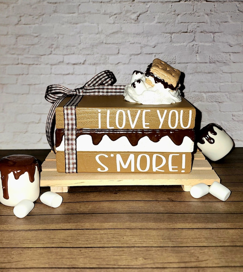 S'more Bookstack, S'mores, Bookstack, Christmas, Gift, Holiday ...