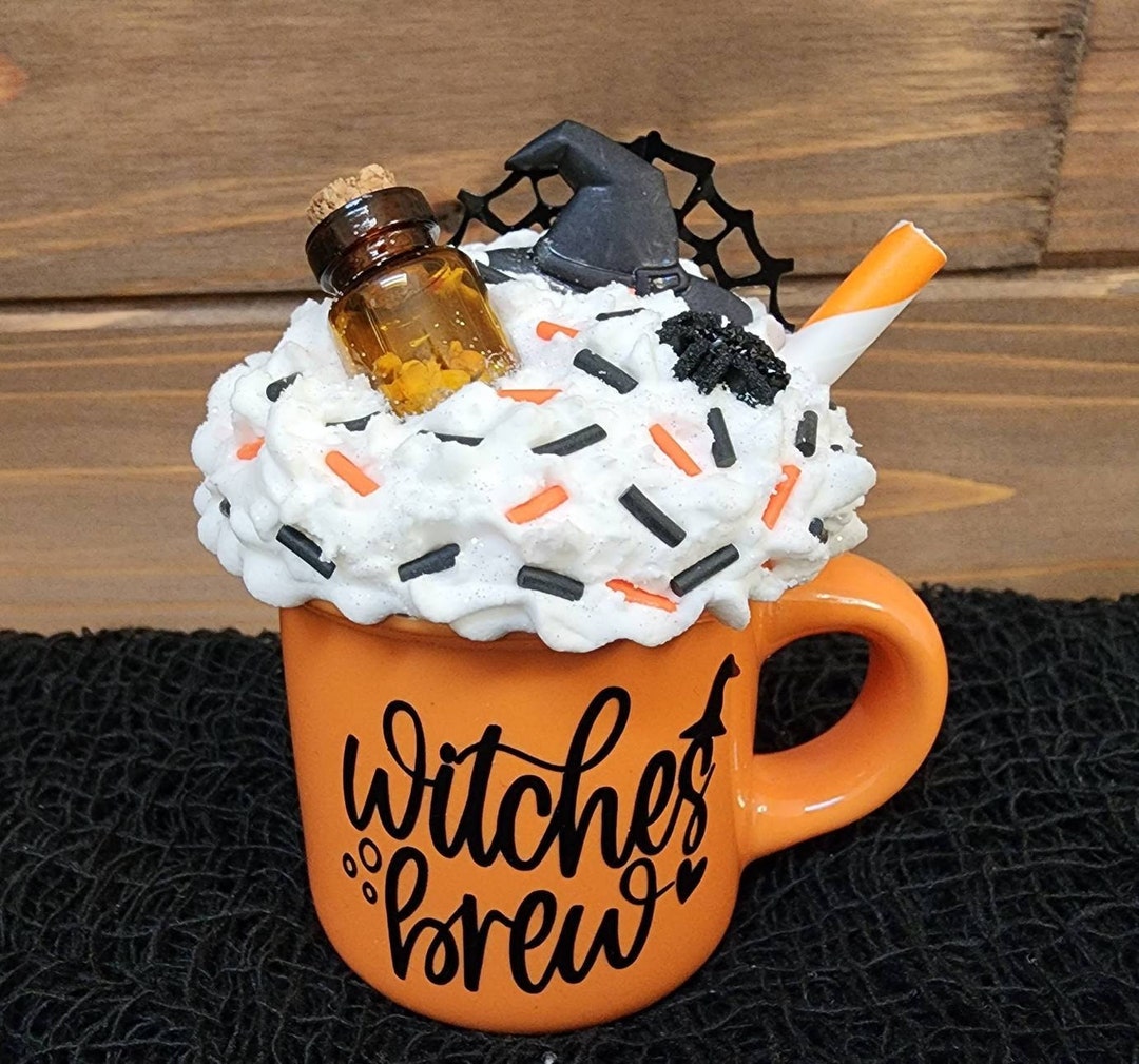 Witches Brew Potion Bottle Mini Mug, Halloween Decor, Halloween Mug ...