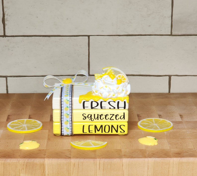 Lemon Themed Set Easy Peasy Lemon Squeezy Lemon Decor - Etsy