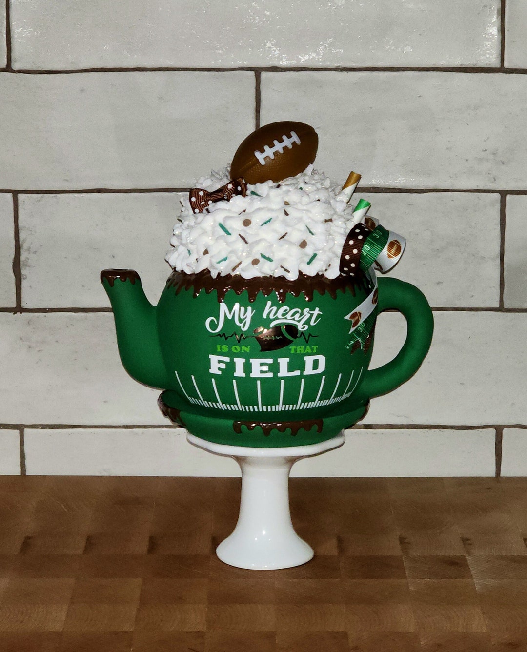 Football Teapot, My Heart is on That Field, Football, Super Bowl ...
