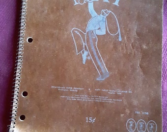 1950s Spiral Notebook | Etsy