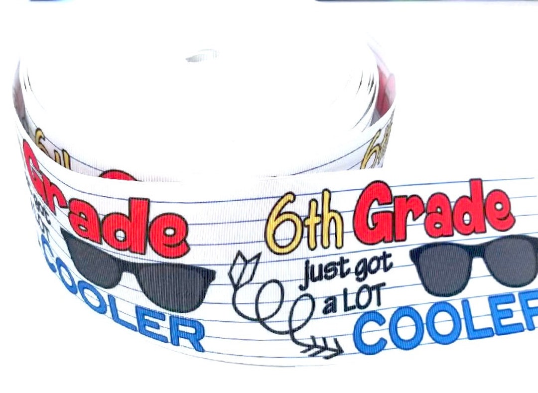 3 Inch 6th GRADE Just Got A Lot Cooler Back to School Sixth - Etsy